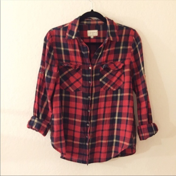 Cotton On | Tops | Cotton On Red Checkered Flannel | Poshmark